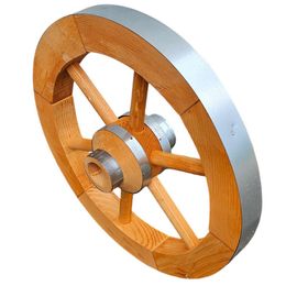 Kiehn-Holz Holzrad Kiefernholz honigbraun &Oslash; 50 x 14 cm