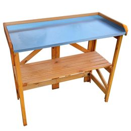 Kiehn-Holz Pflanztisch honigbraun 97.5 x 47 x 18.5 cm