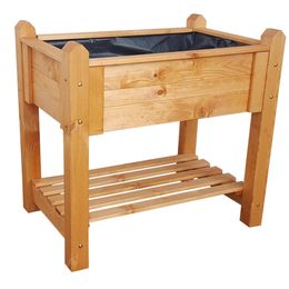 Kiehn-Holz Kr&auml;uterbeet honigbraun Kiefernholz 90 x 60 x 84,5 cm