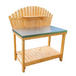 Kiehn-Holz Gartentisch 'Helga' honigbraun 132 x 66 x 5 cm