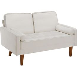 TecTake&reg; Sofa, 2-Sitzer, 300 kg belastbar, abnehmbare, waschbare Bez&uuml;ge, 135 x 76 x 85 cm