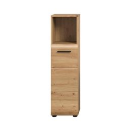 Pharao24.de Badezimmerschrank Seitenschrank mit Mit offenem Fach und Mit Schublade