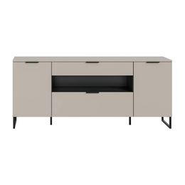 Pharao24.de Anrichte Kommode Minimalistisch Grau