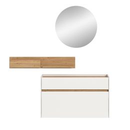 Pharao24.de Flurm&ouml;bel Set Garderobenkombination Bicolor Modernes Design