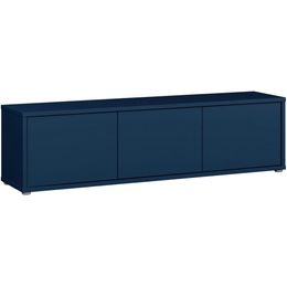 CARRYHOME Lowboard, Dunkelblau, Kunststoff, 154.2x42.5x34.9 cm, Beim&ouml;bel erh&auml;ltlich, Wohnzimmer, Wohnw&auml;nde, Lowboards