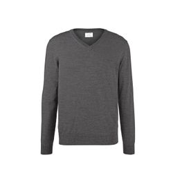 Tchibo - Merino-Pullover mit V-Ausschnitt - Herren - Gr. 54 - anthrazit