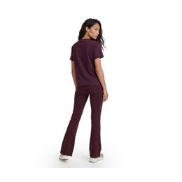Fila Damen-T-Shirt - Damen - Gr. L - weinrot