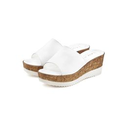 Lascana Pantolette 'Sommerschuh, offener Schuh, Mule, Sandalette,' wei&szlig; Gr. 38 f&uuml;r Damen