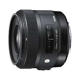 Sigma A 30 mm F1.4 DC HSM 62 mm Filtergewinde (Canon EF Anschluss) schwarz