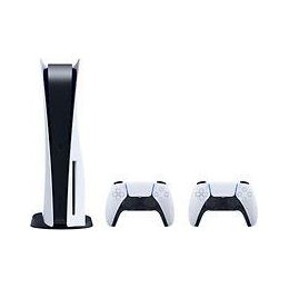 Sony PlayStation 5 825 GB [Disc Edition inkl. 2 DualSense Wireless Controller] wei&szlig;