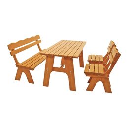 Garnitur FREITAL 4-teilig 150cm, Kiefer