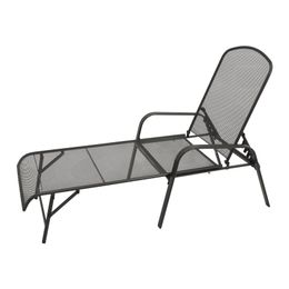 DEGAMO Gartenliege CLASSIC, Streckmetall anthrazit