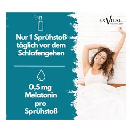 EXVital&reg; Melatonin Schlafspray mit Lavendel, 30 ml