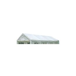 DEGAMO Ersatzdach / Dachplane PALMA f&uuml;r Zelt 4x8 Meter, PE weiss 180g/m&sup2;, incl. Spanngummis