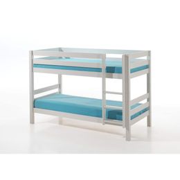 Vipack Furniture Etagen-Hochbett Pino 140 cm, wei&szlig;