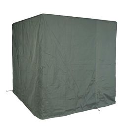 Abdeckhaube MCW-J66 210x200x220cm, Abdeckplane Schutzplane Schutzh&uuml;lle f&uuml;r Bali-Liegen Daybed anthrazit