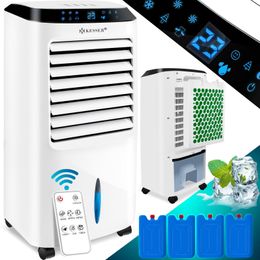 Kesser&reg; 4in1 Mobile Klimaanlage Fernbedienung Klimager&auml;t Ventilator Klimaanlage 10 L Tank Timer 3 Stufen Ionisator Luftbefeuchter Luftk&uuml;hler
