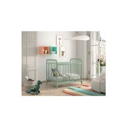 JAXX BRONXX Babybett mit Liegefl&auml;che 60 x 120 cm, Ausf. Metall Olivegr&uuml;n matt - versch. Ausf&uuml;hrungen