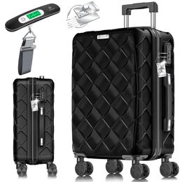Kesser&reg; Reisekoffer Koffer ABS Hartschalenkoffer mit Zahlenschloss, Kofferwaage & Reisebrieftasche 360&deg; Rollen Koffer f&uuml;r Business & Reise Trolley