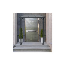 Home Deluxe Vordach Haust&uuml;r CUBIS M - 222 x 150 cm Anthrazit