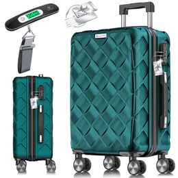 Kesser&reg; Reisekoffer Koffer ABS Hartschalenkoffer mit Zahlenschloss, Kofferwaage & Reisebrieftasche 360&deg; Rollen Koffer f&uuml;r Business & Reise Trolley