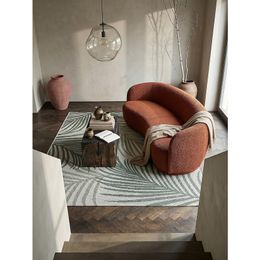 KADIMA DESIGN Flachgewebe-Teppich Polypropylen Gr&uuml;n 200x280 cm - BORNO Kadima