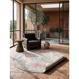 Outdoor-Teppich Niederflor Pink 120x120 cm - LIMMAT KADIMA DESIGN