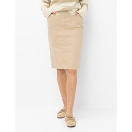 Raphaela by Brax Damen Rock Style PAMINA SKIRT SAND, hellbraun, Gr. 38K