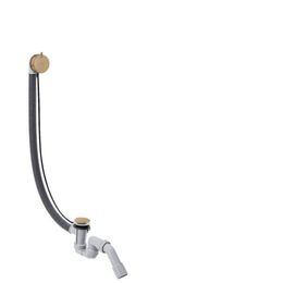 Hansgrohe Flexaplus Komplettset 58318140 Ab- und &Uuml;berlaufgarnitur, brushed bronze