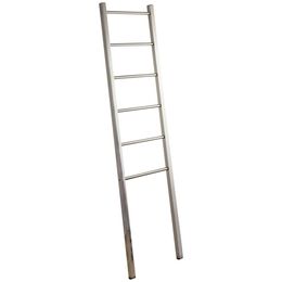 Handtuchleiter, Edelstahl, Metall, 40x160x3 cm, Made in Germany, Badaccessoires, Duschzubeh&ouml;r, Handtuchhalter