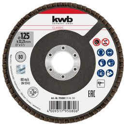 kwb Lamellenschleifteller Korund &Oslash; 125 mm K80