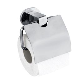 Wenko Toilettenpapierhalter 'Maribor' Zinkdruckguss chromfarben mit Deckel