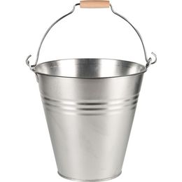 Zinkeimer silbern &Oslash; 23 cm