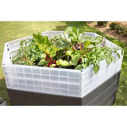 Garantia Hochbeet 'Ergo Turbo XL 75 Stone' anthrazit 145 x 75 x 145 cm
