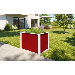 Weka Hochbeet '669' schwedenrot 100 x 71 x 69 cm