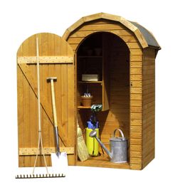 Kiehn-Holz Ger&auml;teschrank 'Roma' Kiefernholz braun 110 x 83 x 180 cm