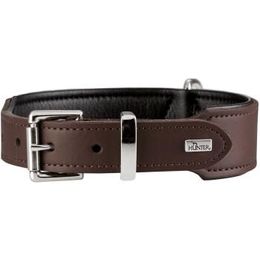 Hunter Hundehalsband basic braun M-L
