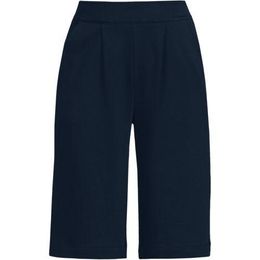 LANDS' END Bermuda-Shorts SPORT KNIT f&uuml;r Damen in Plus-Gr&ouml;&szlig;e, Damen, size: plus, Blau, Baumwolle, by Lands' End