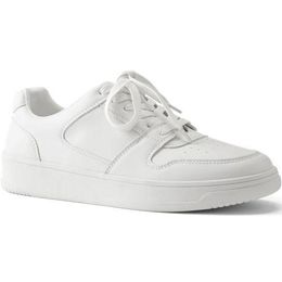 LANDS' END Sneaker zum Schn&uuml;ren f&uuml;r Herren, Herren, size: regular, Wei&szlig;, by Lands' End