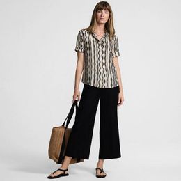 LANDS' END Kurz&auml;rmelige Ready to Go Bluse, Damen, size: regular, Elfenbein, Nylon/Viskose, by Lands' End
