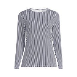 LANDS' END Schnelltrocknendes UPF 50 Sonnenschutz-Badeshirt f&uuml;r Damen, Damen, size: regular, Blau, Nylon-Mischung, by Lands' End