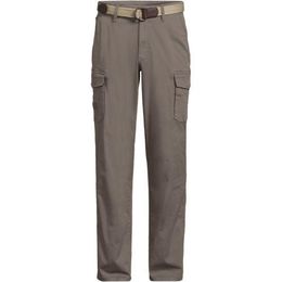 LANDS' END Cargohose mit G&uuml;rtel f&uuml;r Herren, Herren, size: regular, Braun, Baumwolle/Baumwoll-Mischung, by Lands' End