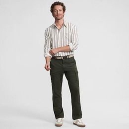 LANDS' END Cargohose mit G&uuml;rtel f&uuml;r Herren, Herren, size: regular, Blau, Baumwolle/Baumwoll-Mischung, by Lands' End