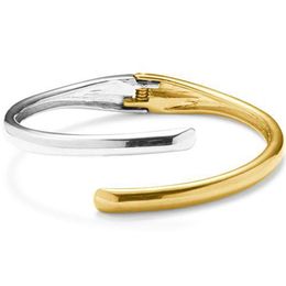 LANDS' END Wasserfester Armreif mit Scharnierverschluss f&uuml;r Damen, Damen, size: regular, Sonstige, Messing, by Lands' End