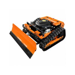Ferngesteuerter Motor-Rasenm&auml;her CW-500 Orange B&ouml;schungsm&auml;her mit Schneepflug