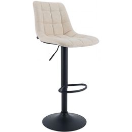 CLP Barhocker h&ouml;henverstellbar Mapun, Barstuhl 360&deg; drehbar, gepolstert mit Metallgestell f&uuml;r K&uuml;che, Theke, Bar und Lounge