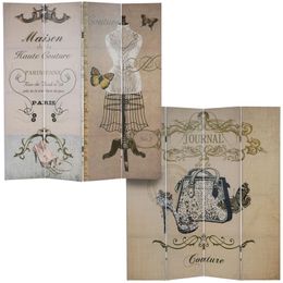 MCW Foto-Paravent Bagheria, Paravent Raumteiler Spanische Wand 180x160cm MVG-zertifiziert~ Boudoir