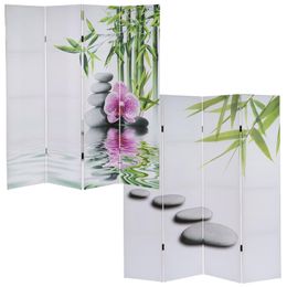 MCW Foto-Paravent Bagheria, Paravent Raumteiler Spanische Wand 180x160cm MVG-zertifiziert ~ Kho Samui