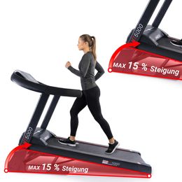 miweba Sports Laufband Home Track HT5000 Pro, mit Steigung, 2600 Watt, gro&szlig;e Lauffl&auml;che, 1-18 km/h
