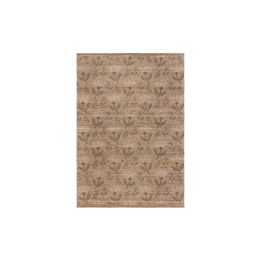 Jute-Teppich floral Naturfarben 80 x 150 cm - JED KADIMA DESIGN